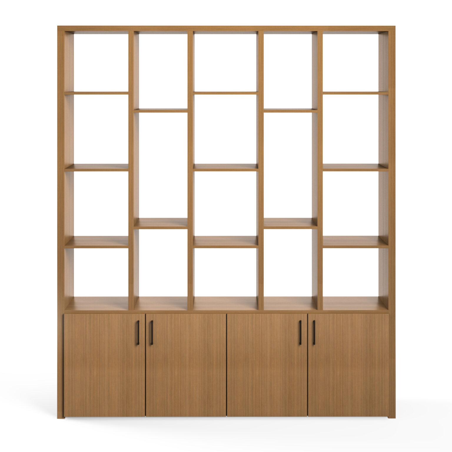 Nexus - Open shelf with Cabinets | D&S Millwork